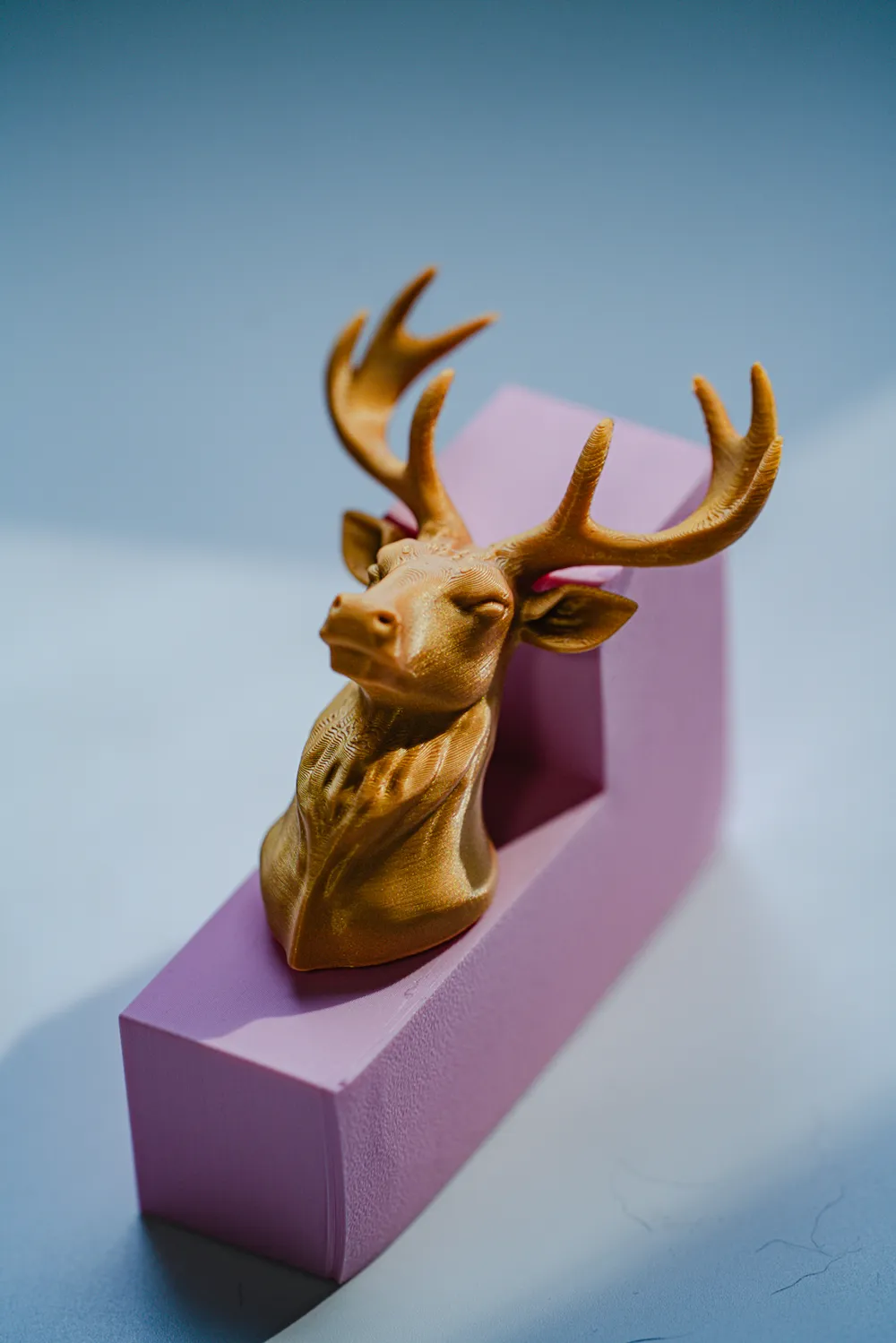 Stag Head Sculpture by zoedad - MakerWorld
