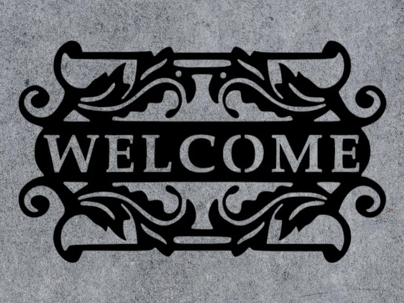 Welcome sign - Free 3D Print Model - MakerWorld