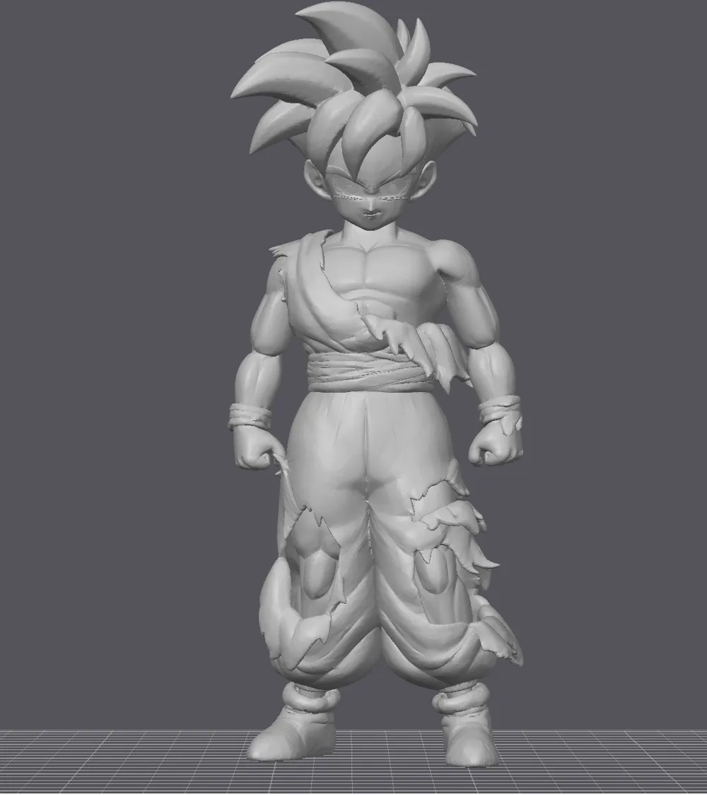 Teen Gohan 3D DragonBall Model by RyanMakerWorld: Download Free 3D Models