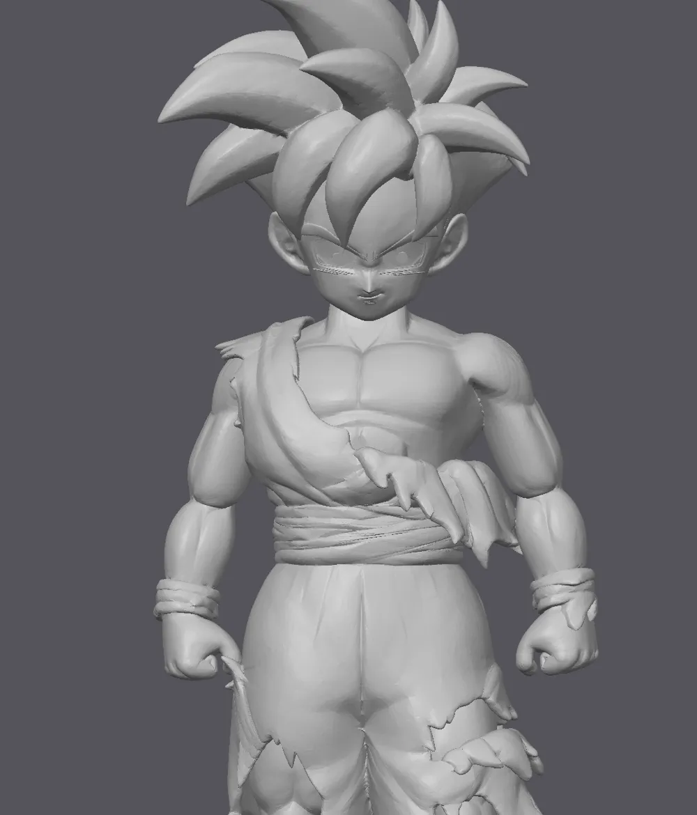 Teen Gohan 3D DragonBall Model by RyanMakerWorld: Download Free 3D Models