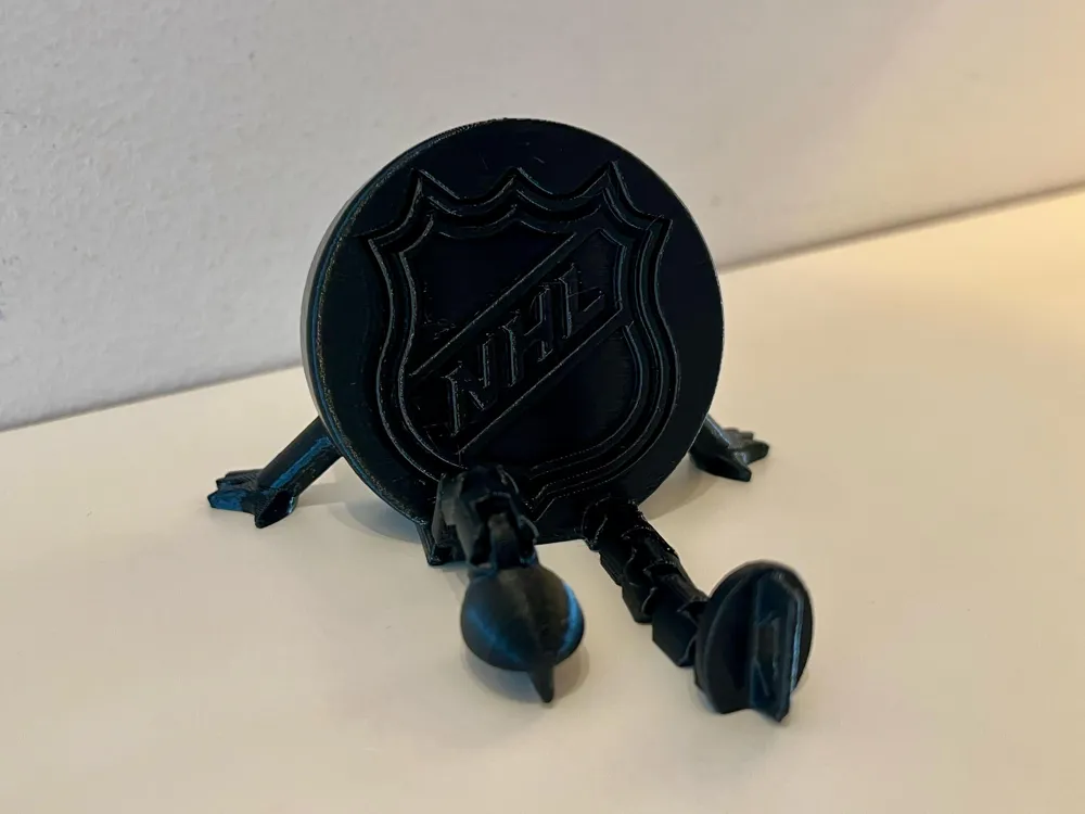 Flexi NHL Hockey Puck Buddy - Free 3D Print Model - MakerWorld