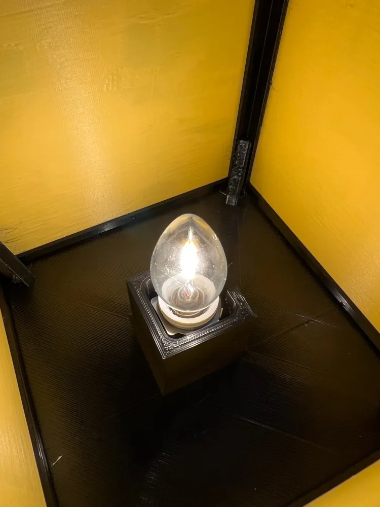 Lithophane Light Photo Box with AC plug and C7 LED bulb by ...