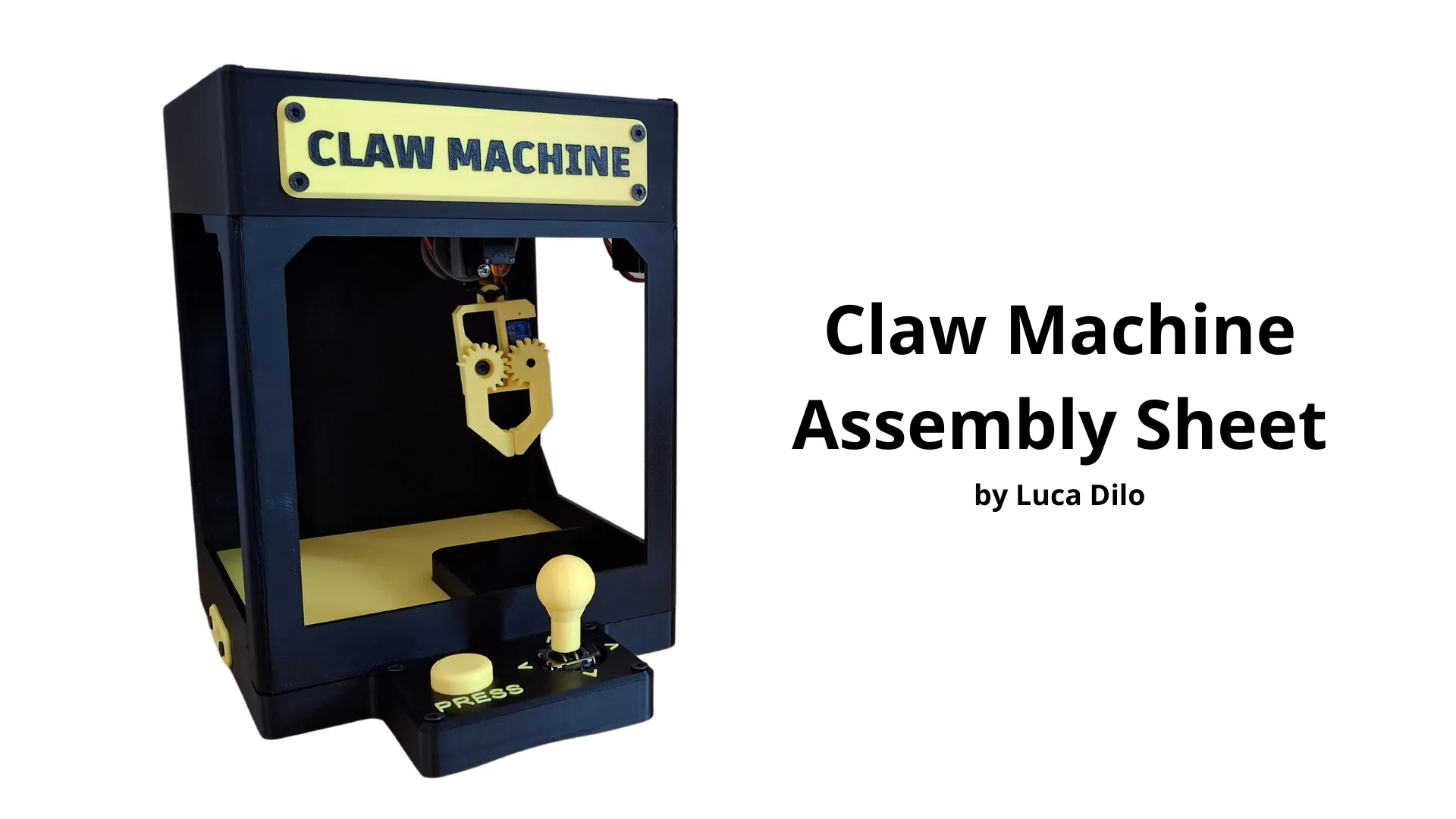Servo Claw Machine by LucaDilo MakerWorld: Download Free 3D Models
