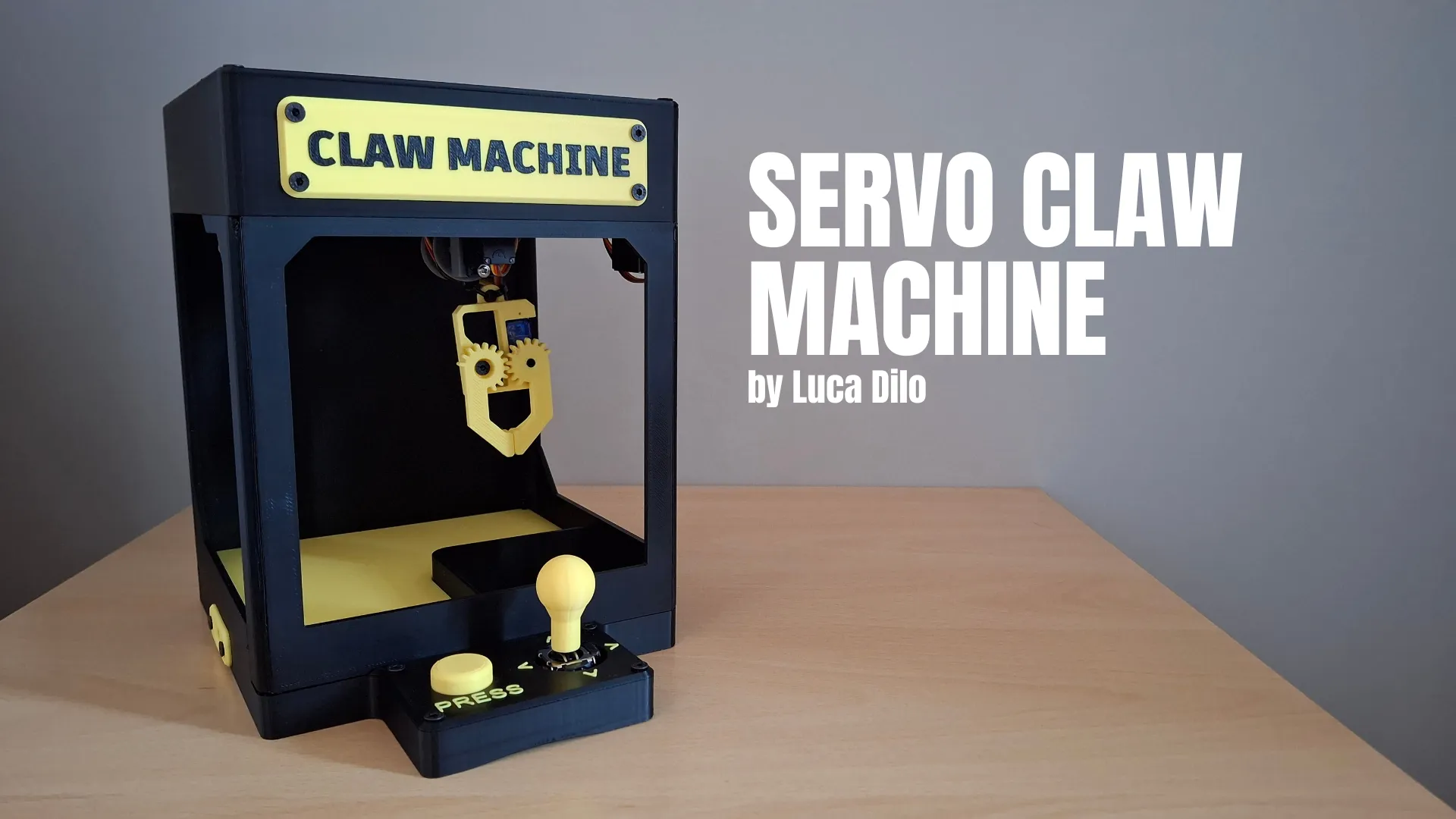 Servo Claw Machine by LucaDilo MakerWorld: Download Free 3D Models