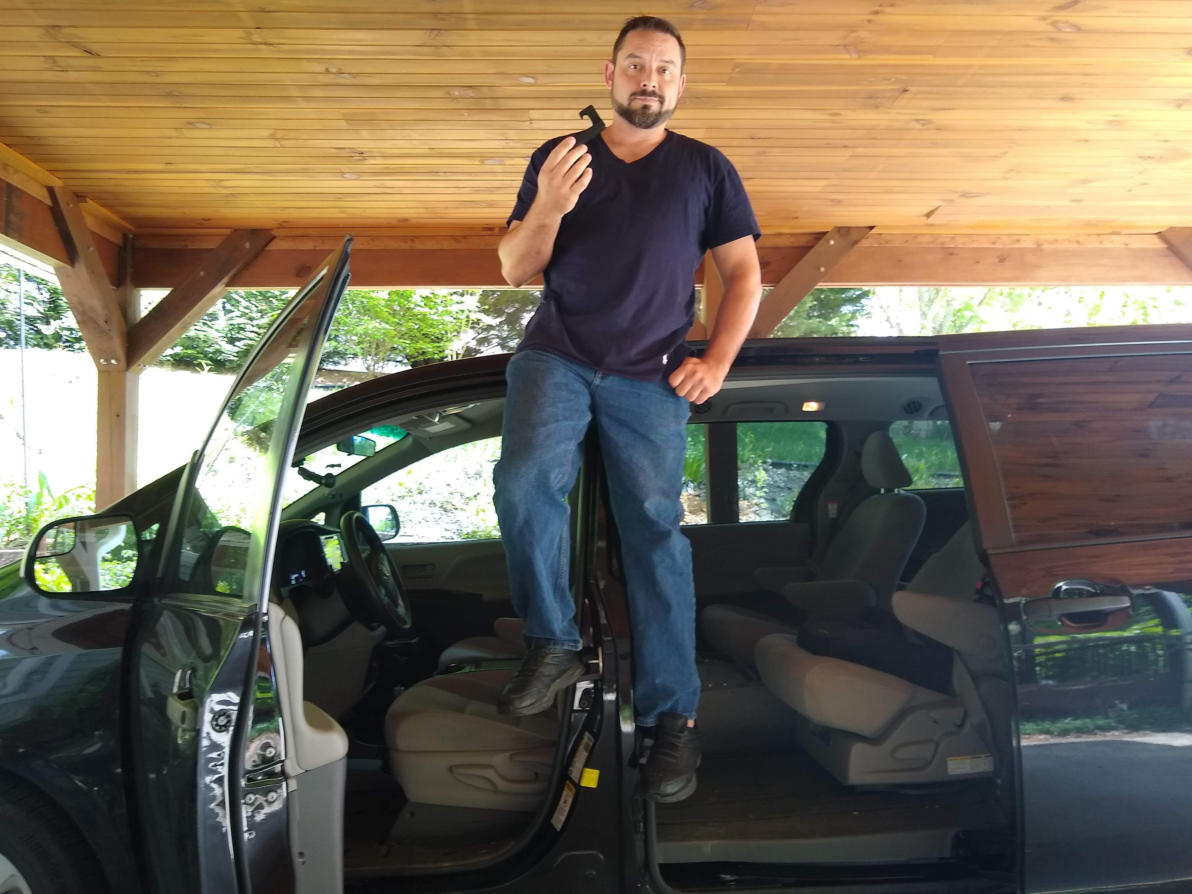 Foothold for Car Door Latch by klypt MakerWorld: Download Free 3D Models