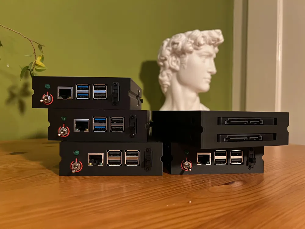Raspberry Pi 4-Node Cluster Case - Free 3D Print Model - MakerWorld
