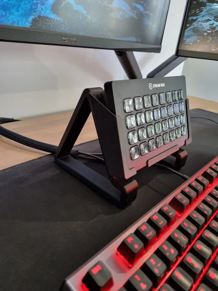 stream deck xl stand Remixed by Protonis MakerWorld: Download Free 3D ...