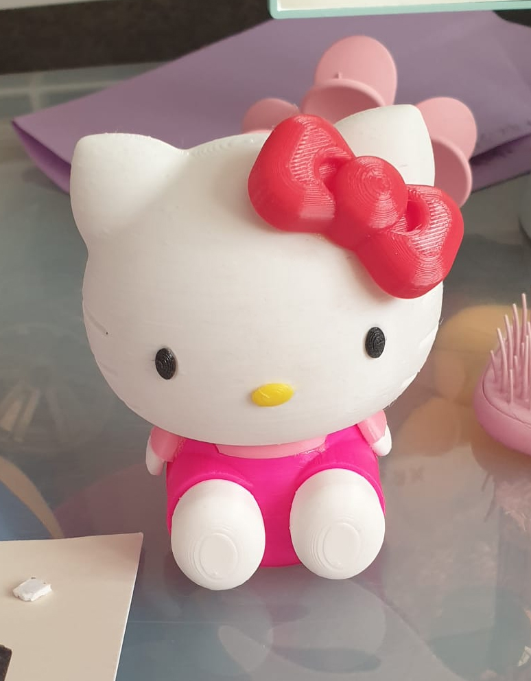 Hello Kitty - versión estándar por SpaceCrafter MakerWorld: Descarga Modelos 3D Gratuitos