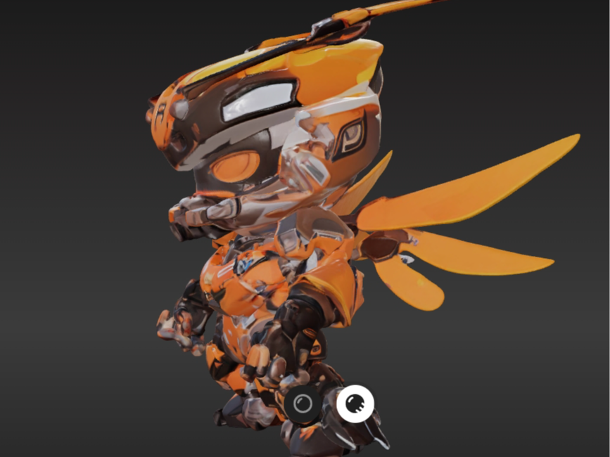 Mech Bee Warrior by happy pangzi MakerWorld: Download Free 3D Models
