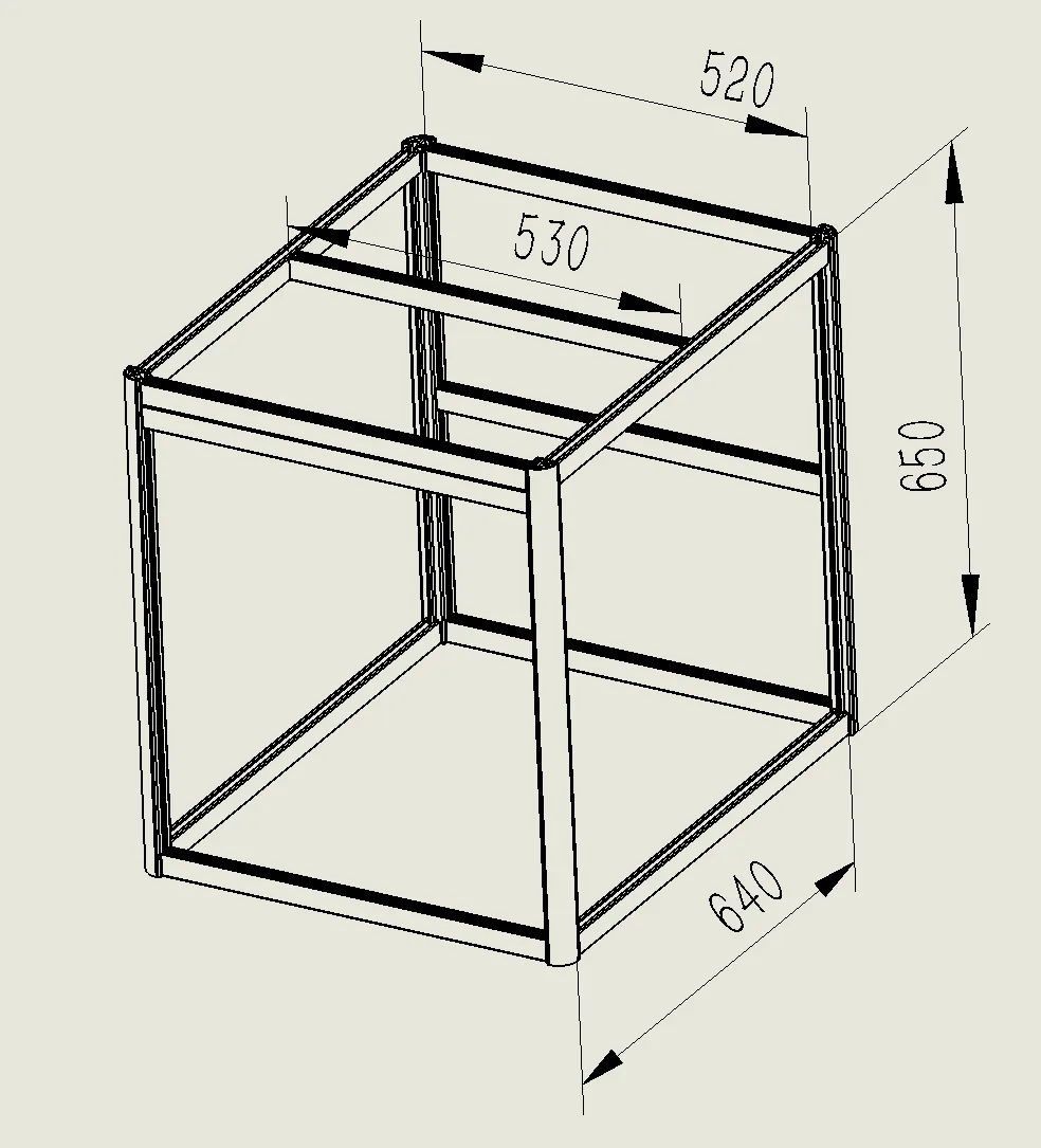A1 aluminum extrusion enclosure - Free 3D Print Model - MakerWorld