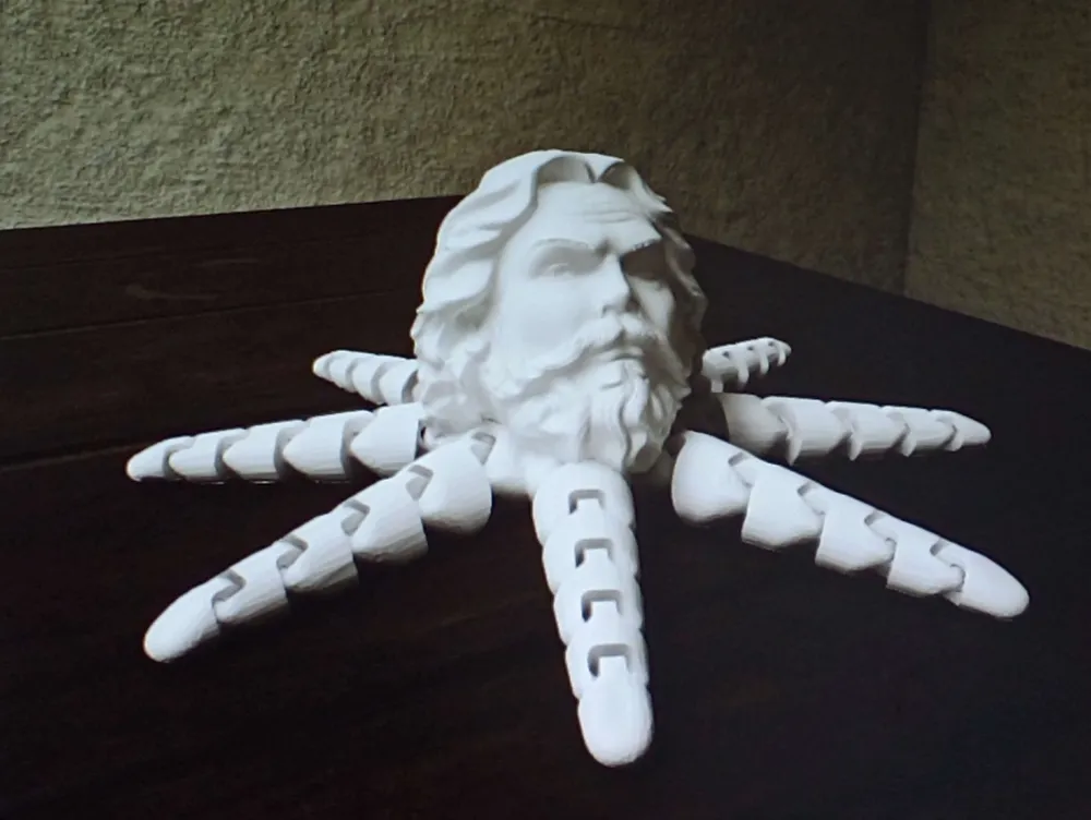 Minecraft Steve Octopus Articulated. by Tommio - MakerWorld