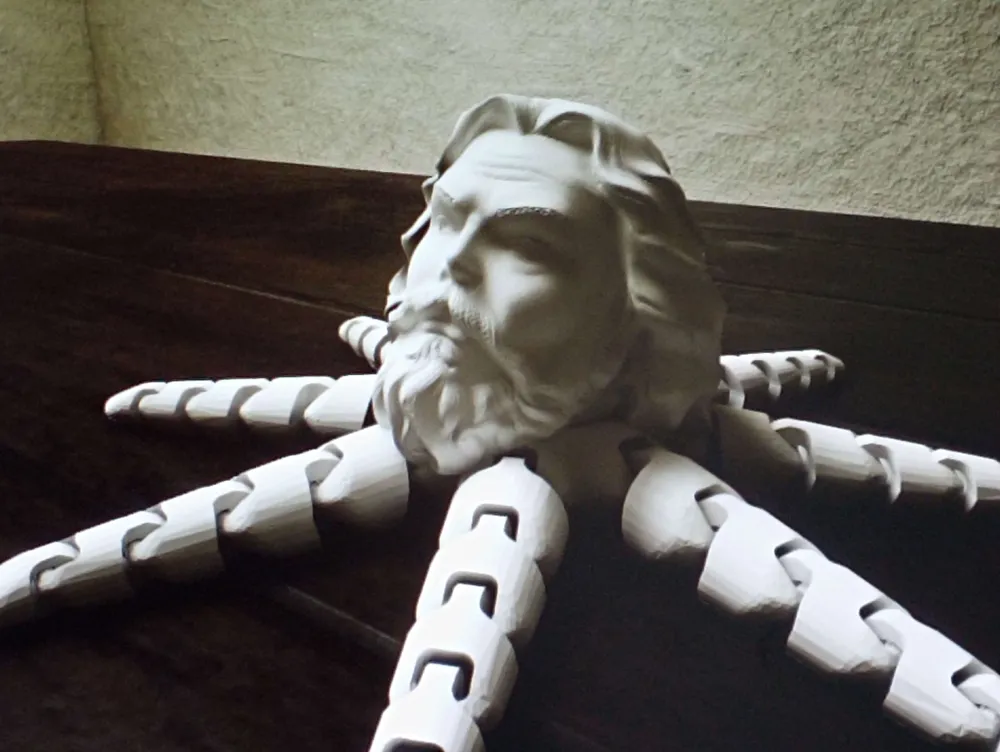 Minecraft Steve Octopus Articulated. by Tommio - MakerWorld