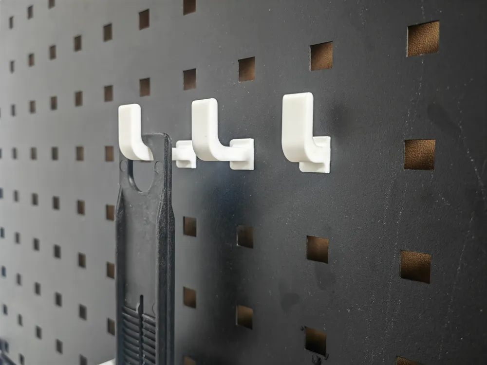 Square Pegboard Rotating Locking Hook by user_922096925 MakerWorld ...