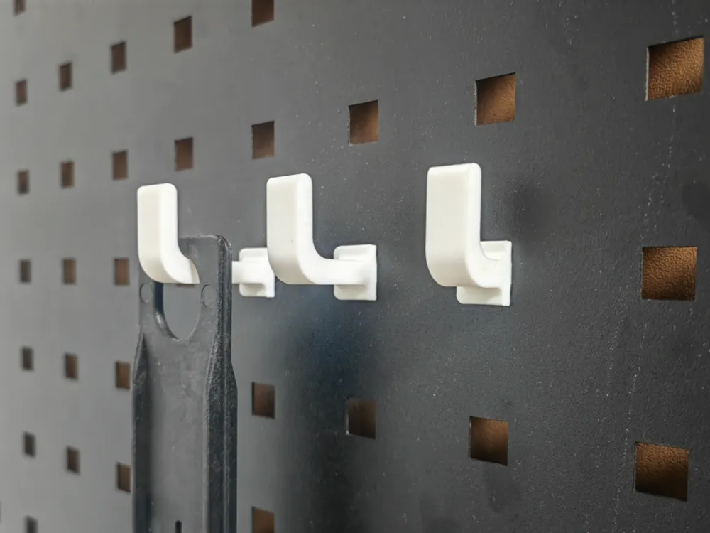 Square Pegboard Rotating Locking Hook by user_922096925 MakerWorld ...