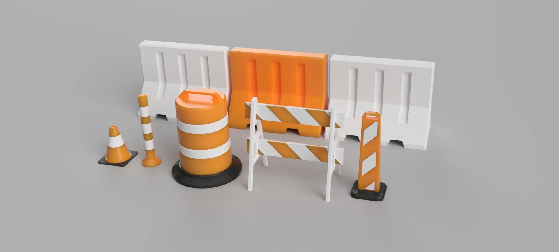CyberBrick – Construction Barricades Set by printChins MakerWorld ...