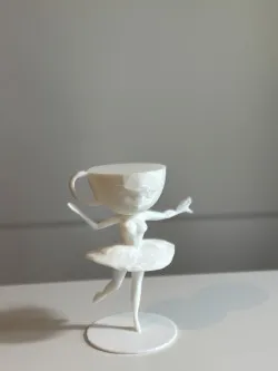 Cappuccina Ballerina Italian Brainrot by Aquarius MakerWorld: Download Free 3D Models