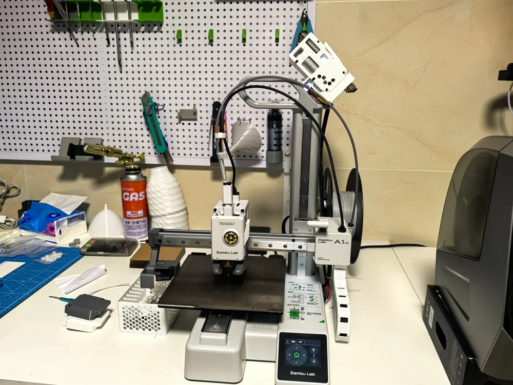 A1 mini Handle (and BMCU top/side mount bracket) by 悠由 - MakerWorld