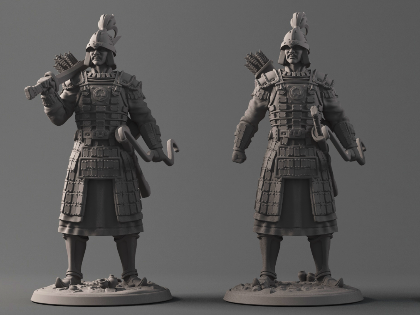 Ancient armored soldier by 天天向上 MakerWorld: Download Free 3D Models