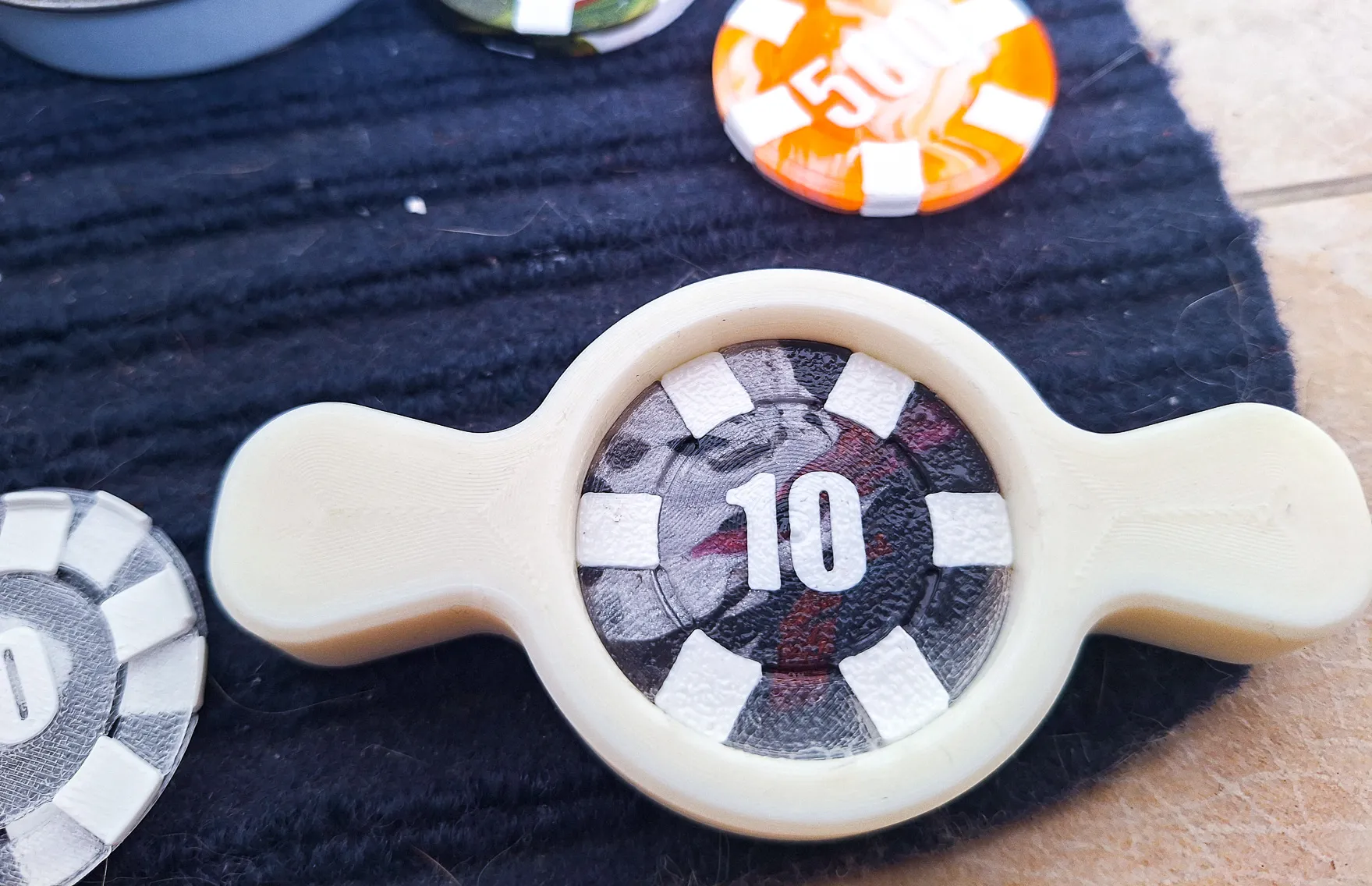 Poker Chip Mold from Poop-One mold for all values - Free 3D Print Model ...