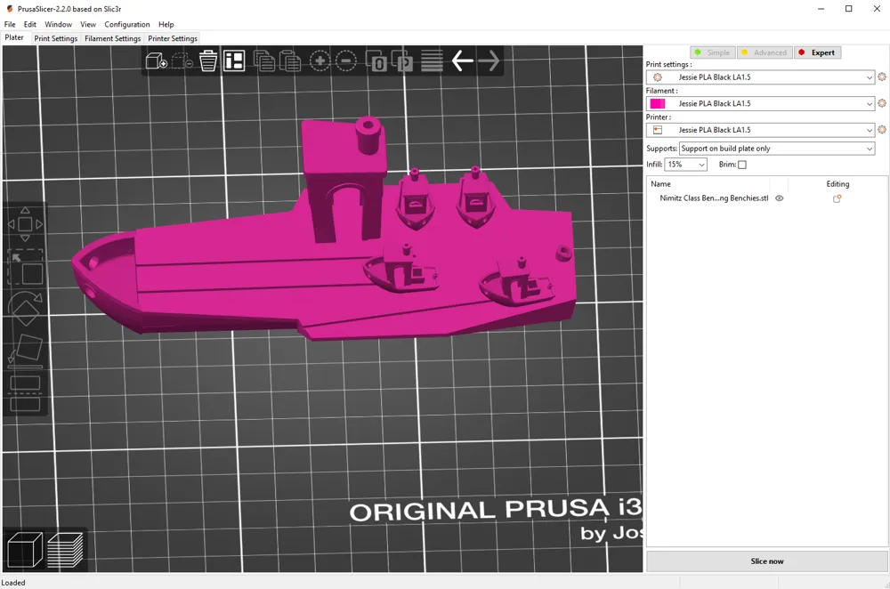 Benchy War ship (also includes bench fighter jets) by JAH - MakerWorld
