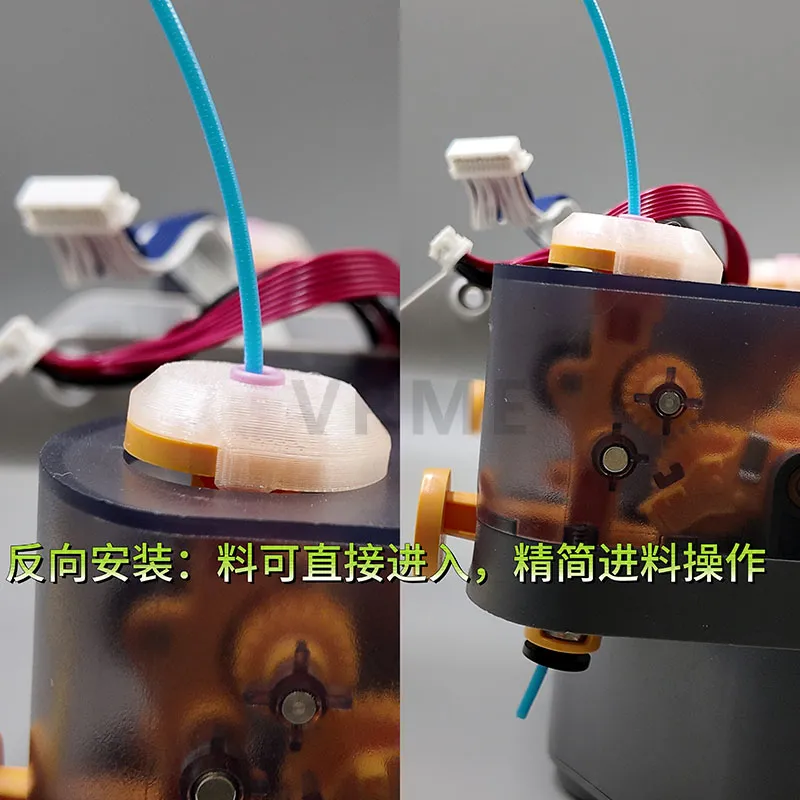 Bambu Lab AMS lite filament inlet ceramic ring protector, wear ...