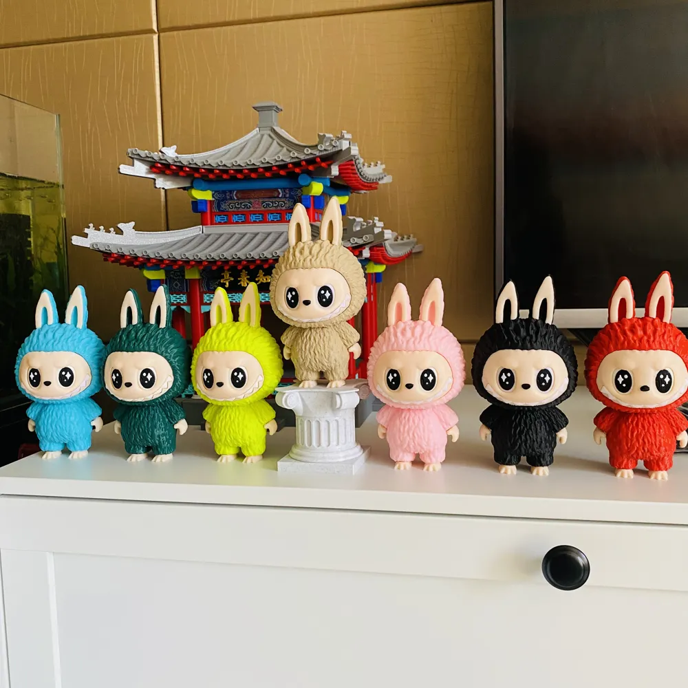 Labubu Retro Base: Minimal Supports, Easy 3D Printing, Figurine Model ...