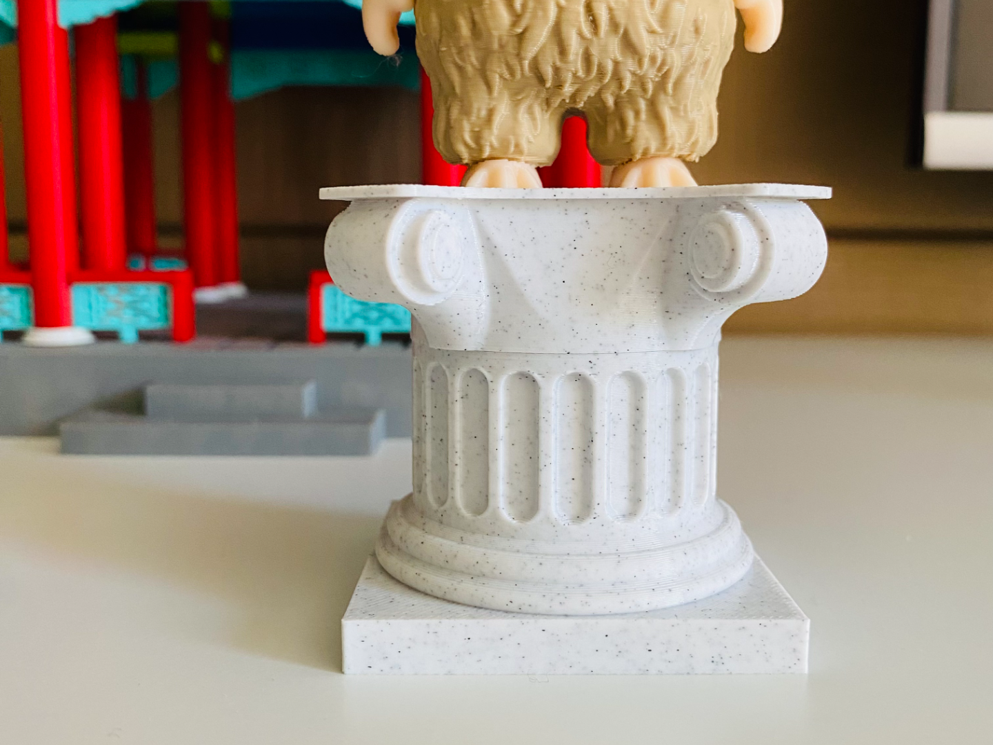 Labubu Retro Base: Minimal Supports, Easy 3D Printing, Figurine Model ...