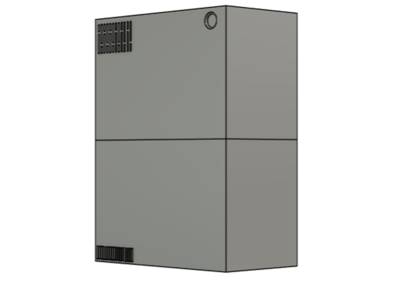 Internal Aquarium Side Filter Box 80*150*200 Separated by 贵知福 ...