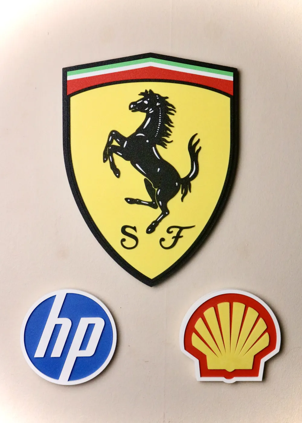 Ferrari Formula 1 Team Emblem [WITH SPONSORS] by Josh Bruce MakerWorld ...