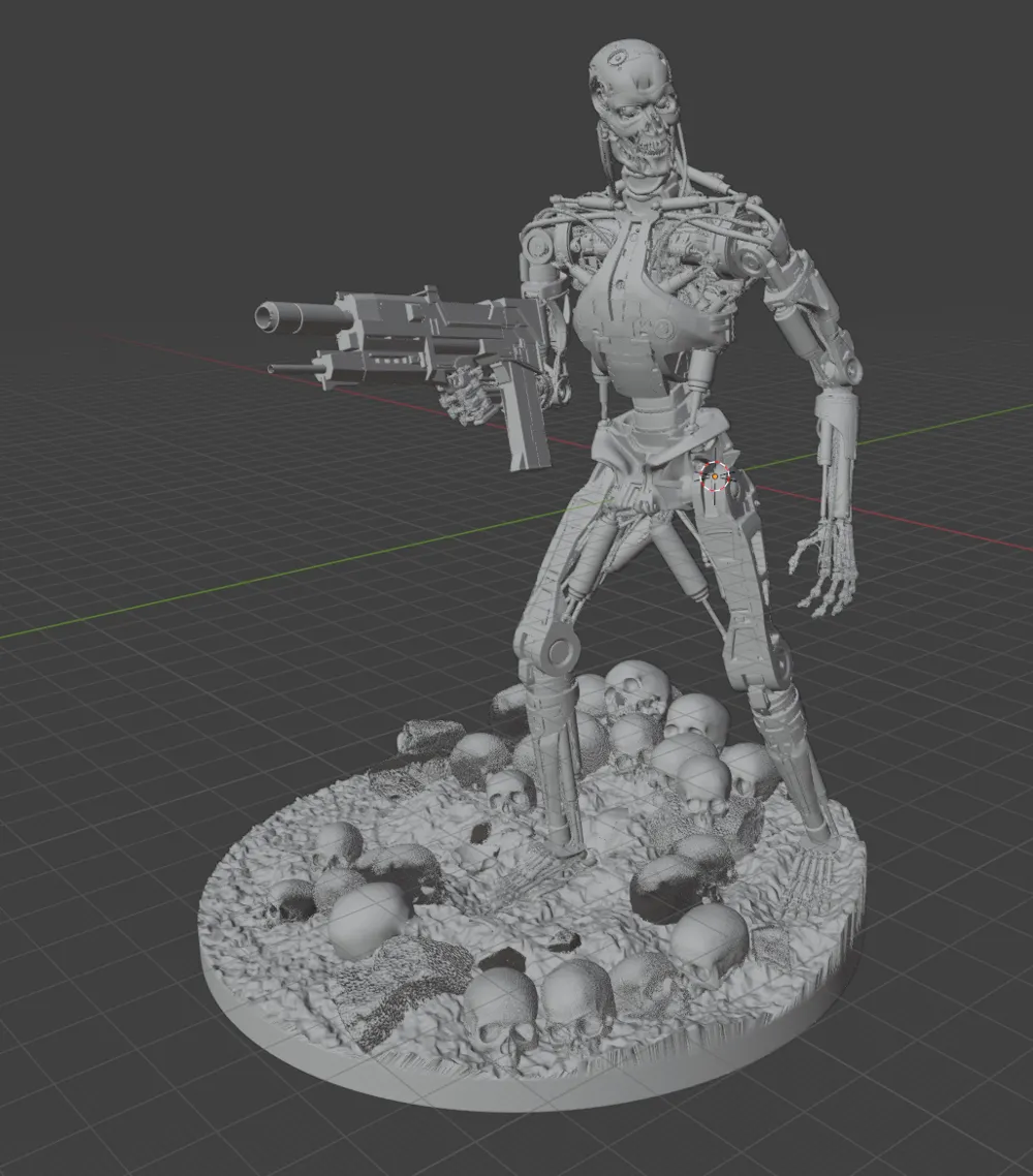 Endoesqueleto T-800 de Terminator – Modelo Imprimible en 3D por Hello_Maker_world MakerWorld ...