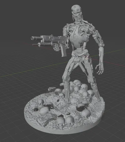 Terminator T-800 Endoskeleton – 3D Printable Model by Hello_Maker_world ...