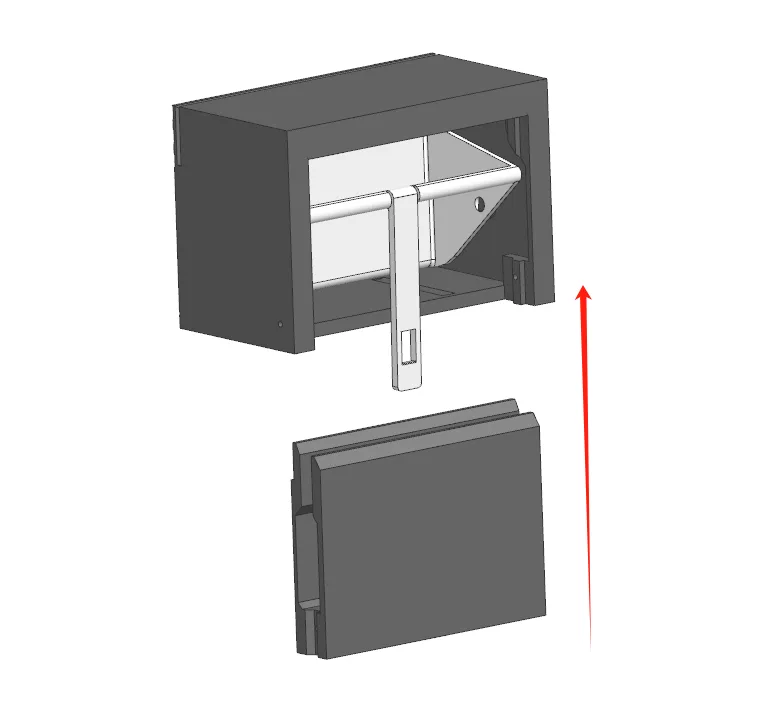 Car Garage Key Holder with Opening Door - Free 3D Print Model - MakerWorld
