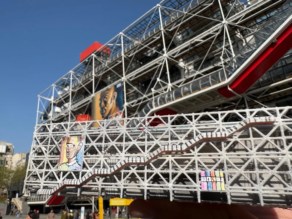 Centre Pompidou, Paris - Free 3D Print Model - MakerWorld