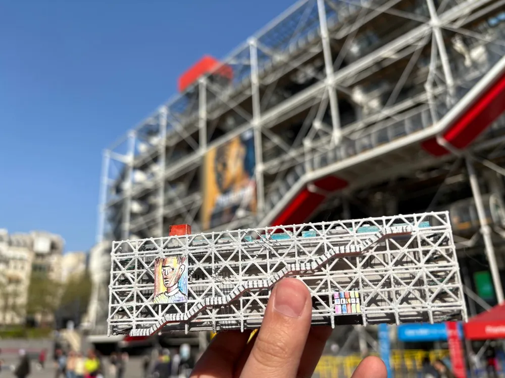 Centre Pompidou, Paris - Free 3D Print Model - MakerWorld