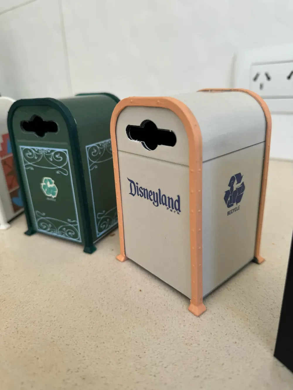Disneyland-Style Miniature Trash Cans - Free 3D Print Model - MakerWorld
