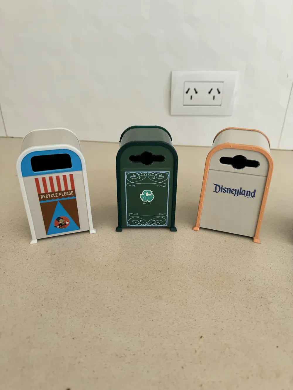 Disneyland-Style Miniature Trash Cans - Free 3D Print Model - MakerWorld