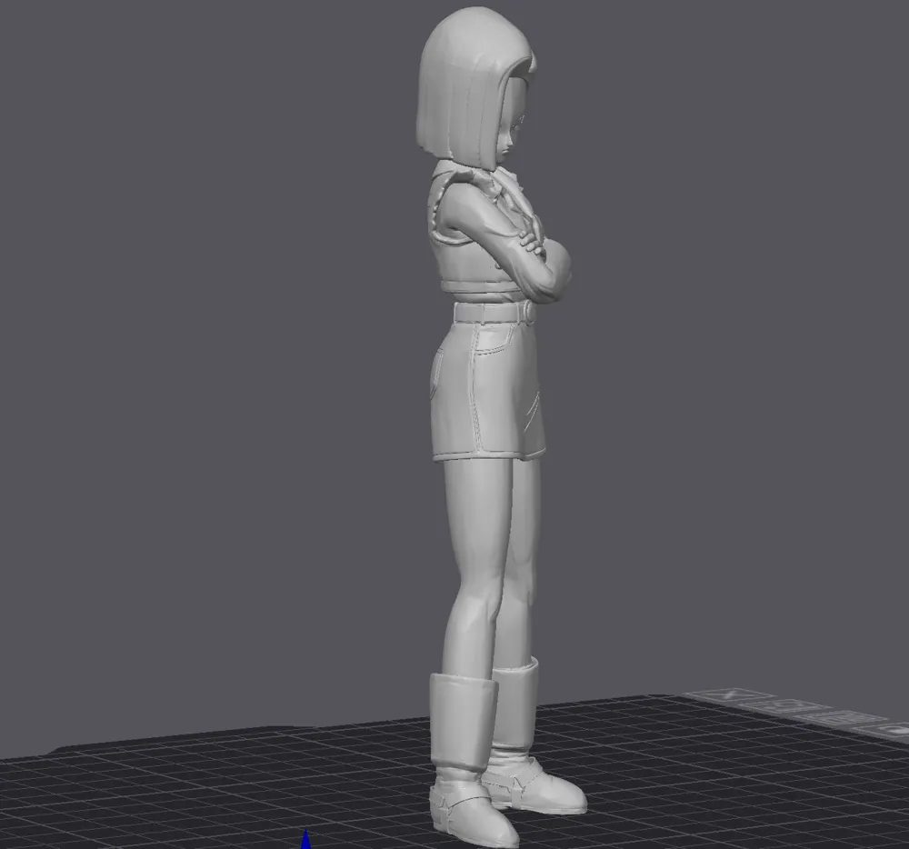 Android 18 DragonBall 3D Model by RyanMakerWorld: Download Free 3D Models