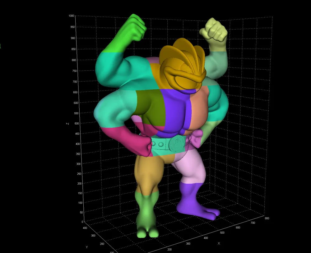 Life-Size Machamp Pokemon 3D Model Part 1 by Ryan @ TheMajinLab ...