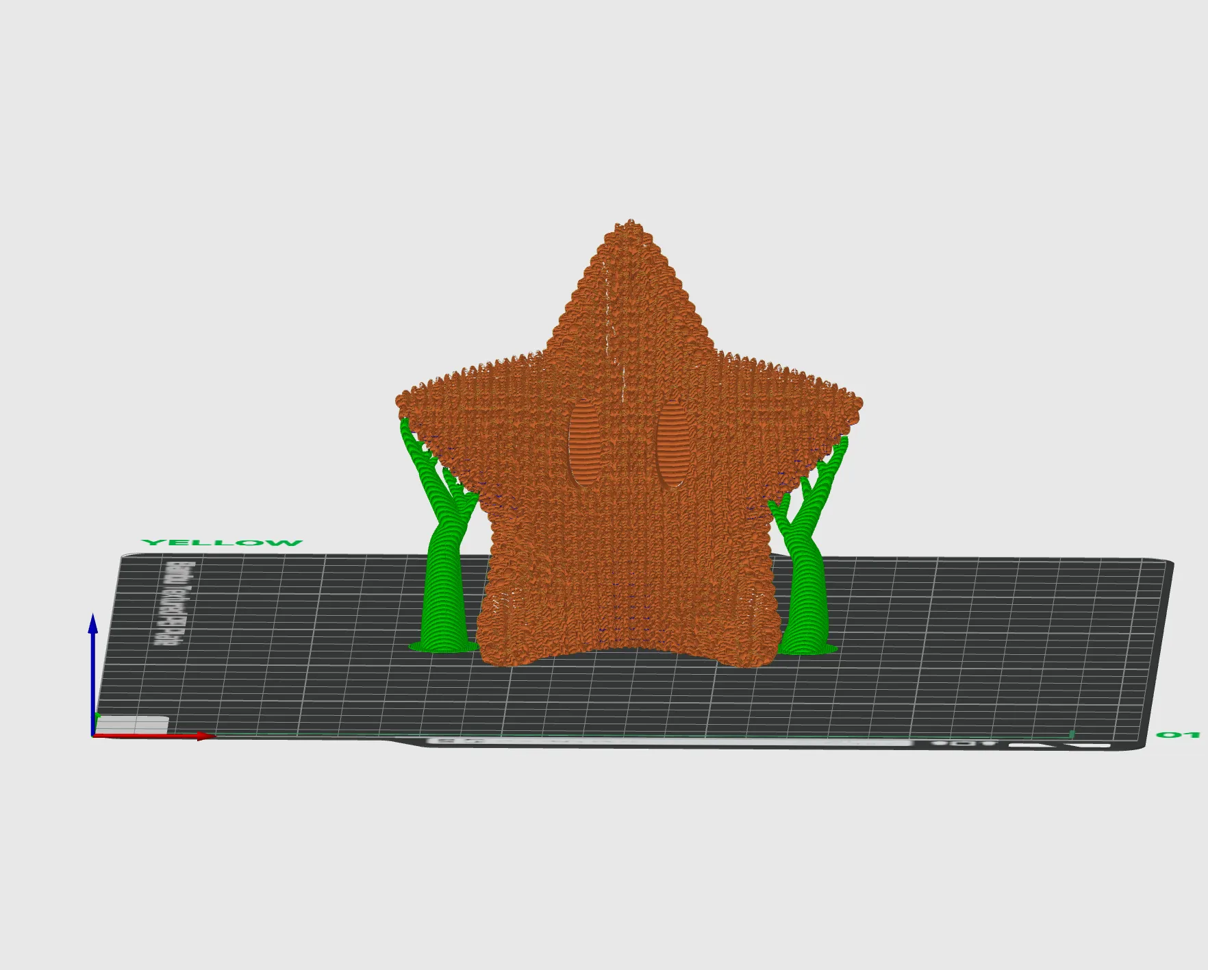 Cute Knitted Super Mario Super Star - Free 3D Print Model - MakerWorld