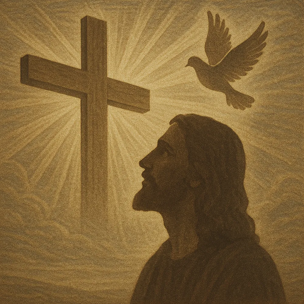 Jesus and Cross - Christian Hueforge art by eDub87 MakerWorld: Download ...