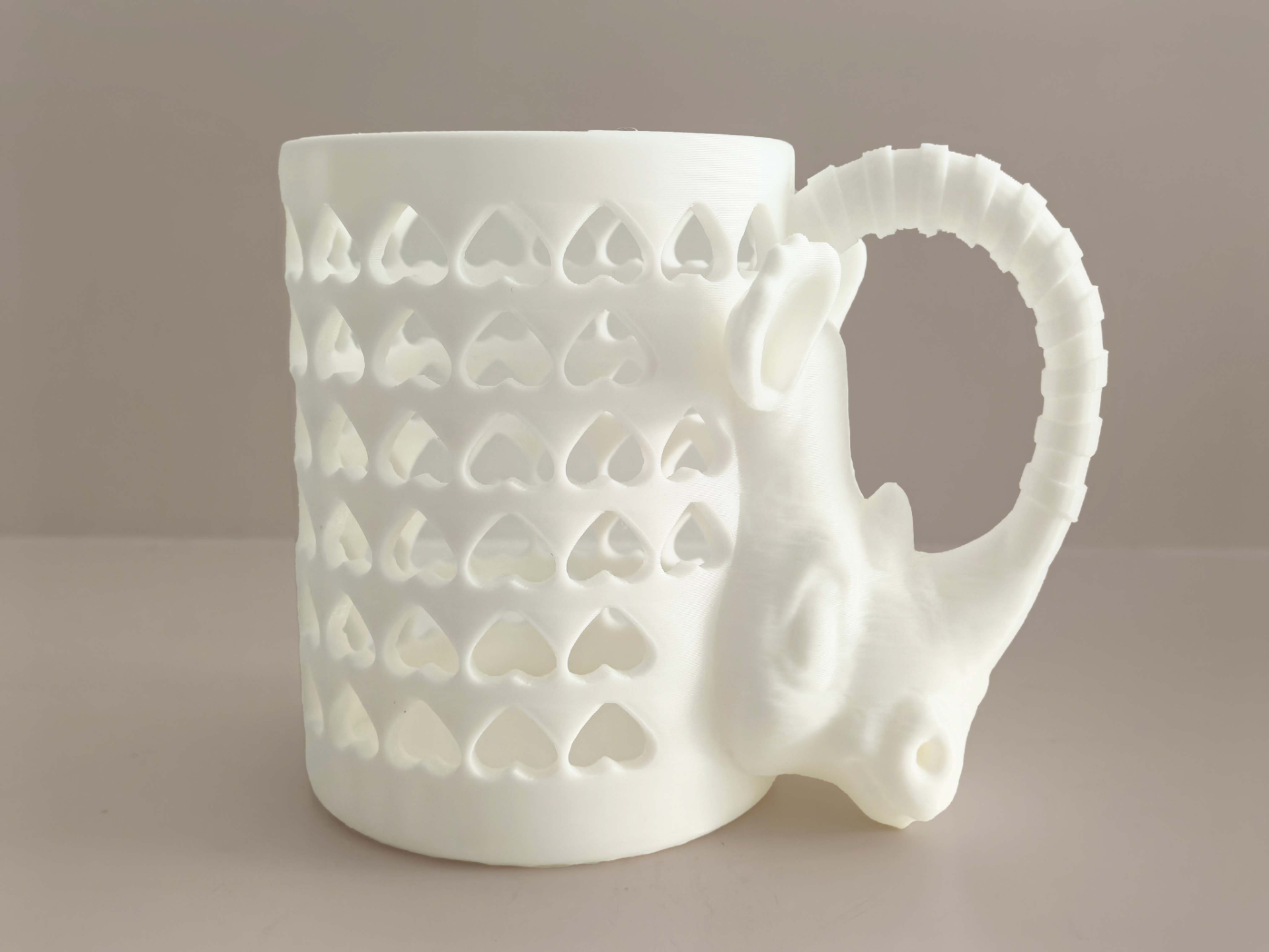 Rhino Heart Mug by Rocket_luo MakerWorld: Download Free 3D Models