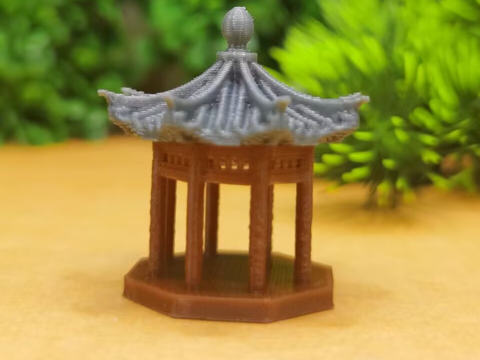 Ancient Pavilion Octagonal Pavilion Ornament by user ...