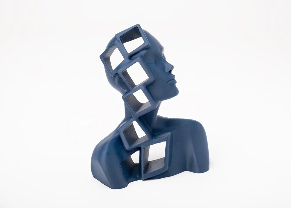 Fragments of Thought – Abstract Female Bust by Sculturissimo3D ...