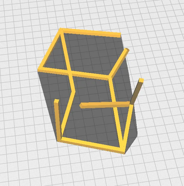 cube optical illusion Remixed by smirky MakerWorld: Download Free 3D Models