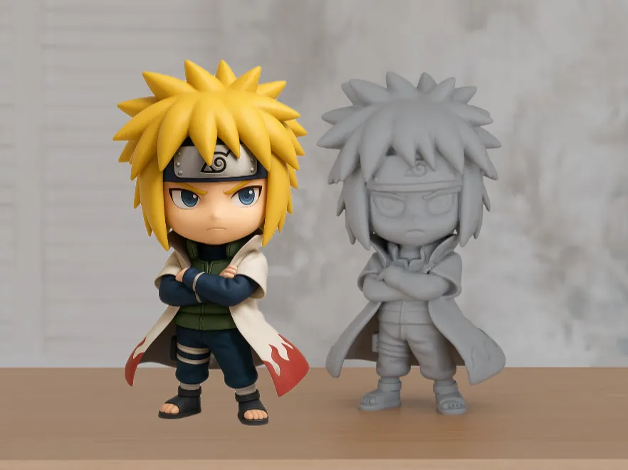 Q Version Hidden Leaf Ninja - Minato Namikaze by liupeiyty MakerWorld ...