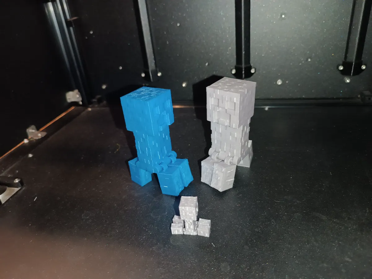 Flexi minecraft creeper! - Free 3D Print Model - MakerWorld