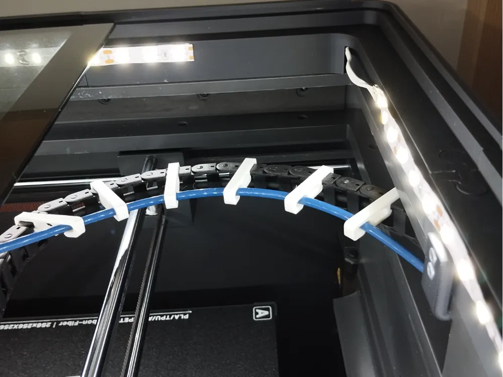 Centauri Carbon PTFE Cable Chain Tube Support - Free 3D Print Model ...