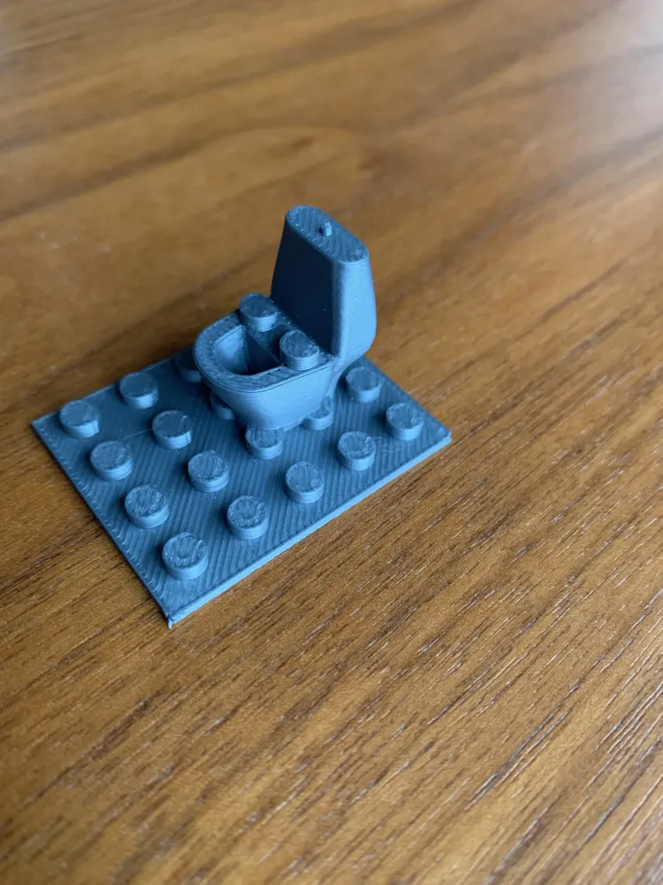 Toilet for Lego by fbrunner1982 MakerWorld: Download Free 3D Models