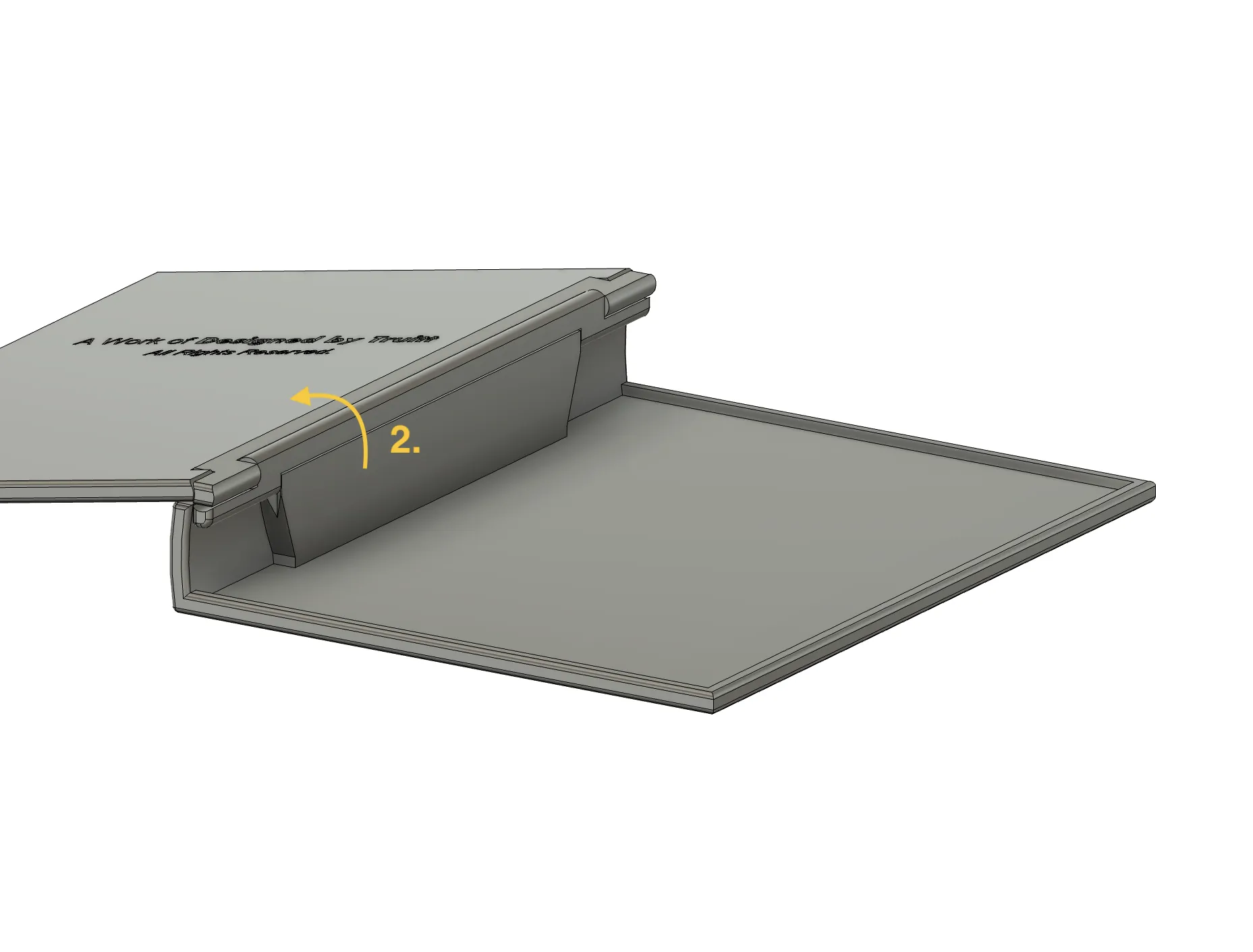 Hidden Book Storage Box (Customizable) - Free 3D Print Model - MakerWorld