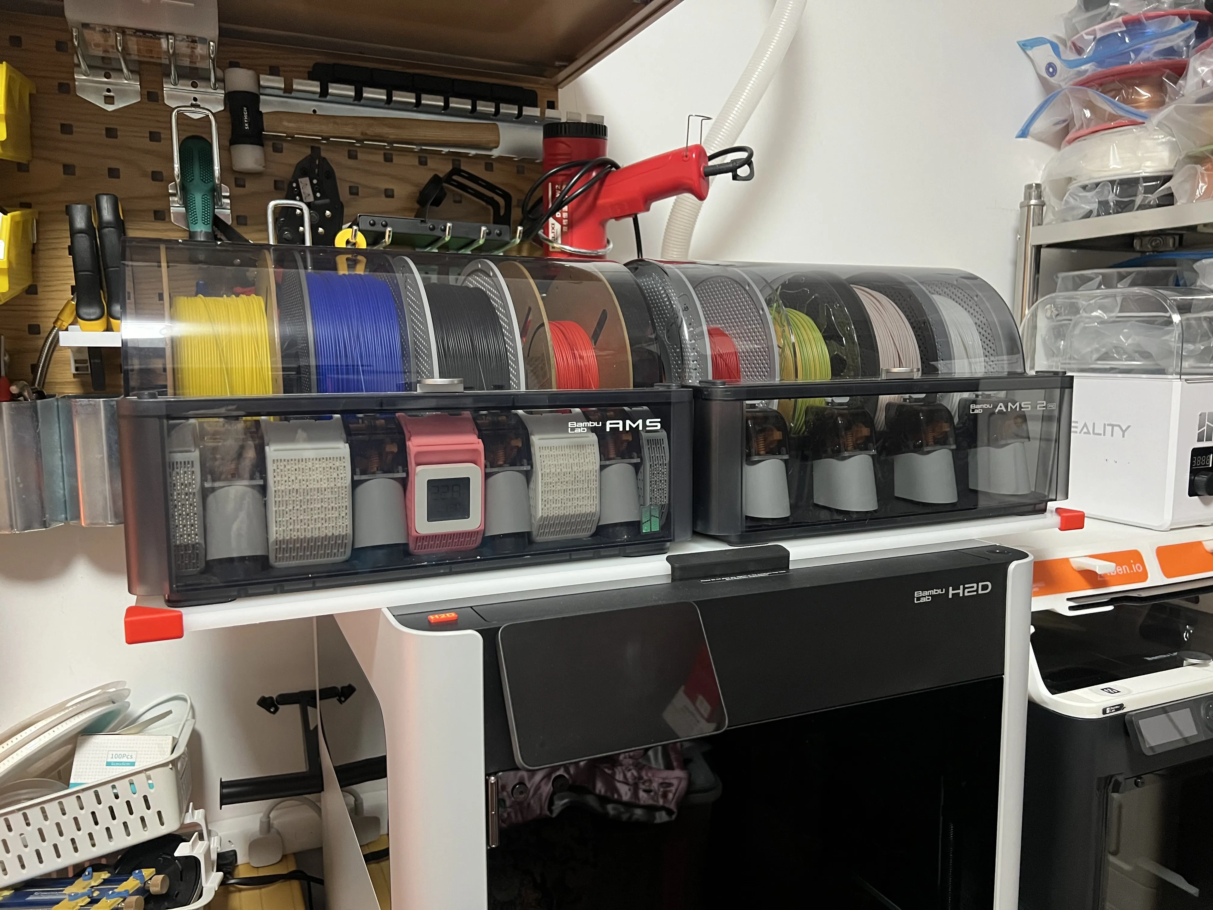Dual AMS Top Mounting Solution with Corner Protection by 阿笨 MakerWorld ...